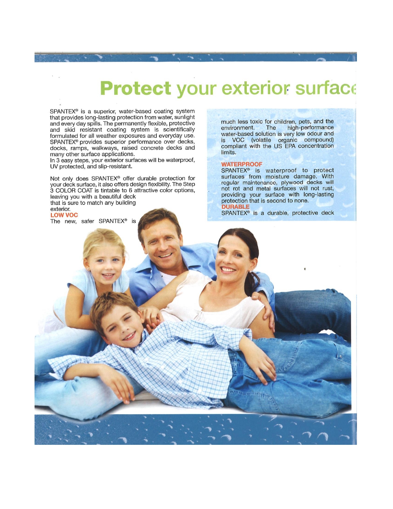 Brochure – Spantex – Waterproof Deck Coating